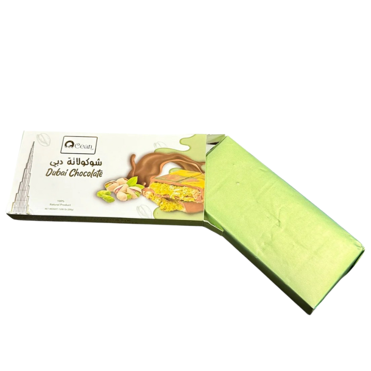 Ocean Dubai Chocolate Bars | Pistachio Kunafa Milk Chocolate | Premium ...